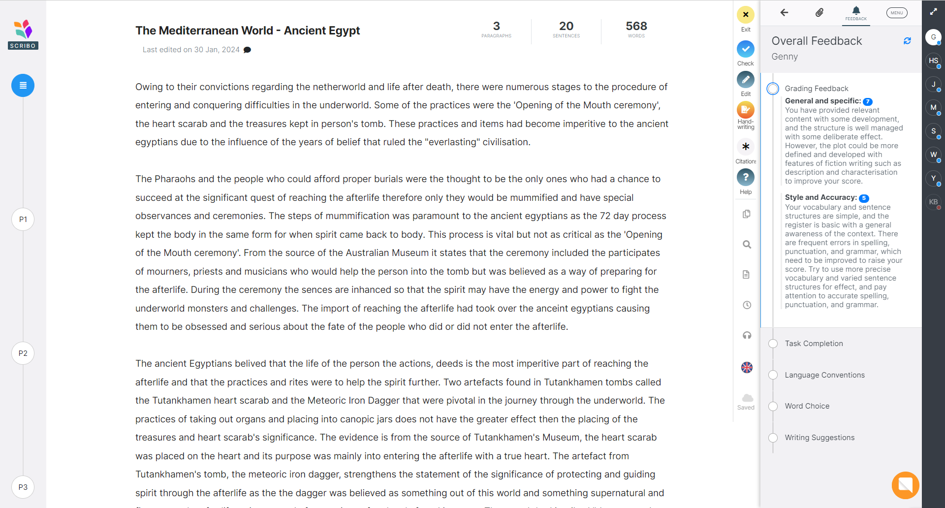 Improving student writing abilities with AI | Literatu Scribo